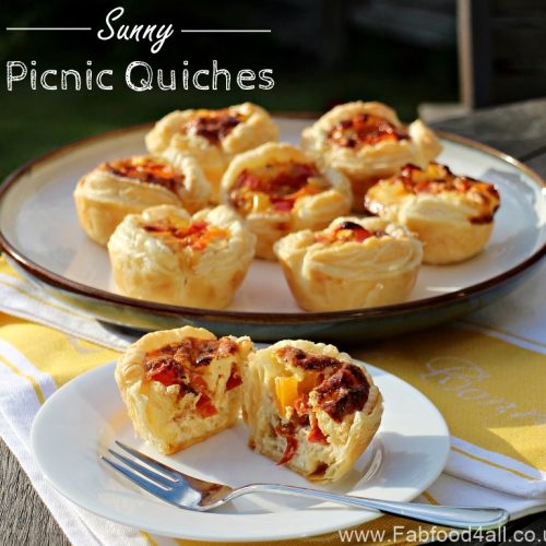 Sunny Picnic Quiches - Fab Food 4 All