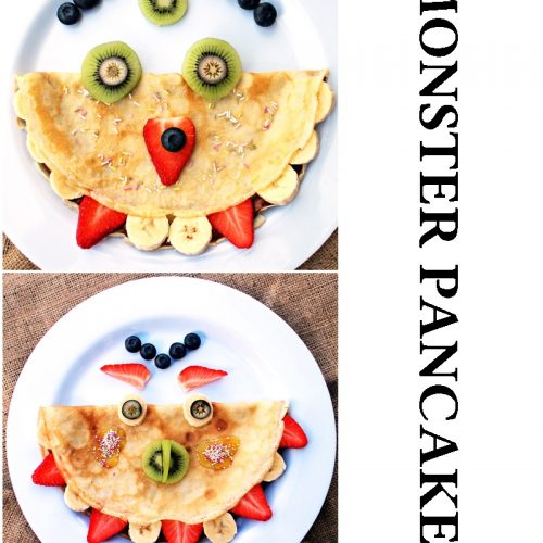 Monster Pancakes with fruity faces! | Fab Food 4 All
