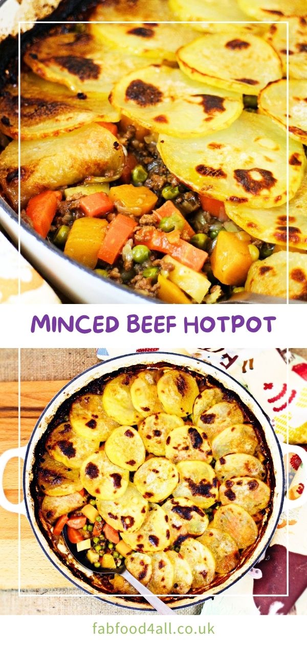 One Pot Minced Beef Hotpot - utterly delicious! Fab Food 4 All