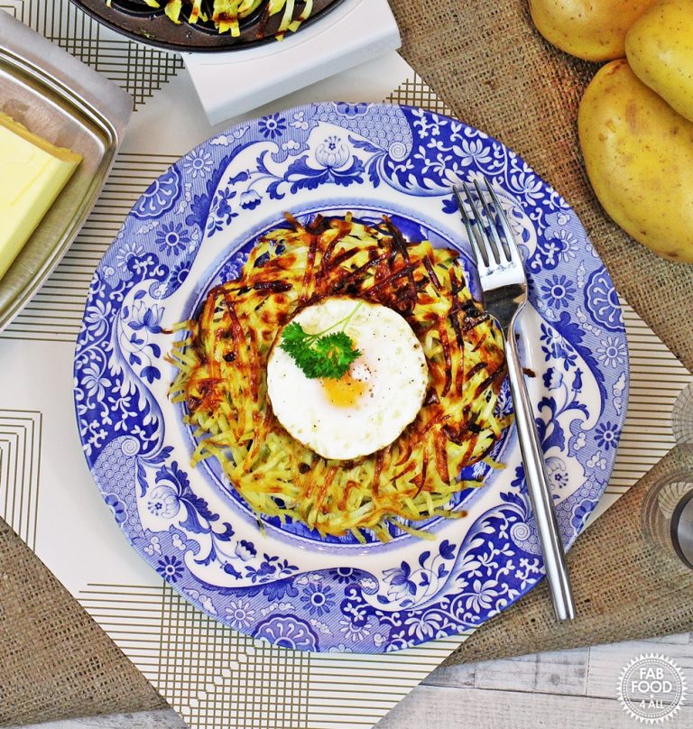 Potato Rosti Waffles - nutritious & delicious! Fab Food 4 All