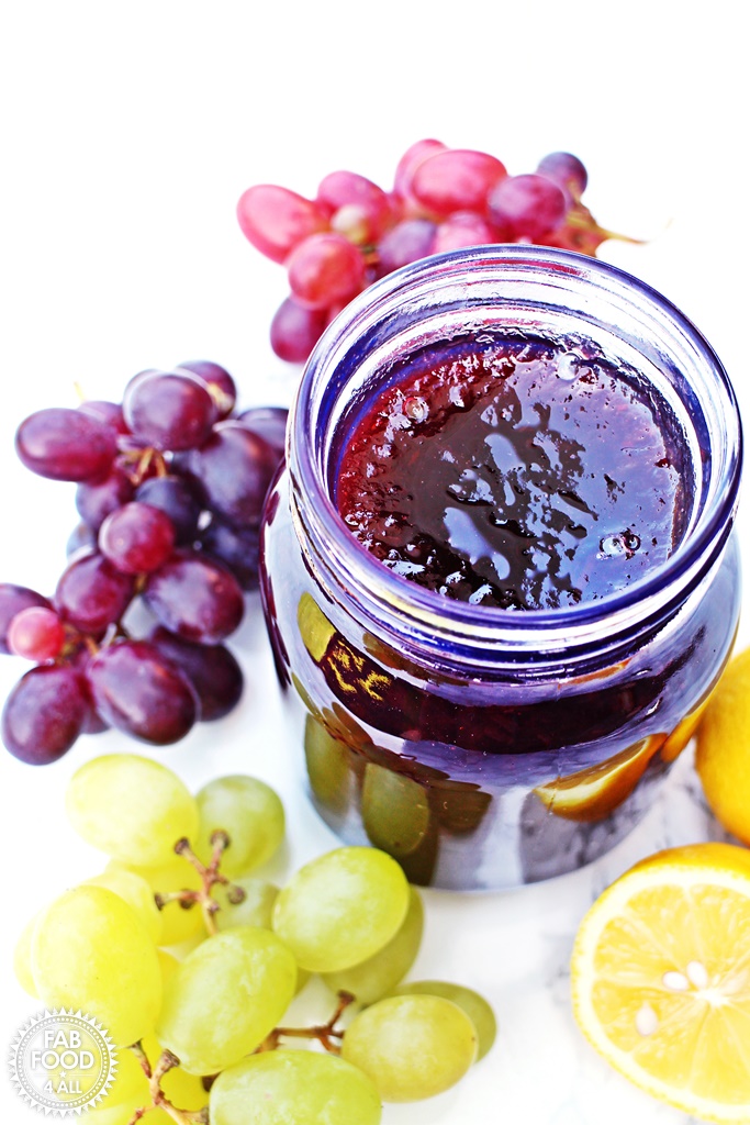 Easy Grape Jam 3 Ingredients No Added Pectin 2022 