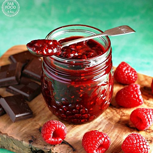 Raspberry & Chocolate Jam -no-pectin recipe! | Fab Food 4 All