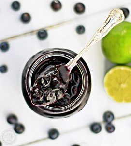 Blueberry & Lime Jam - utterly delicious! Fab Food 4 All