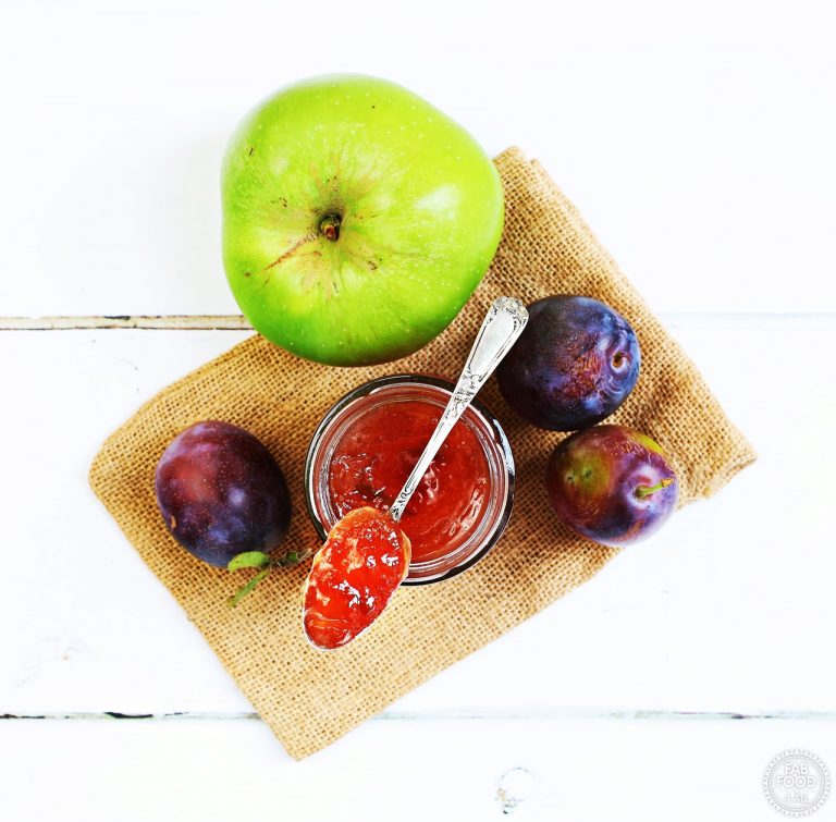 Plum & Apple Jam with step-by-step video! | Fab Food 4 All