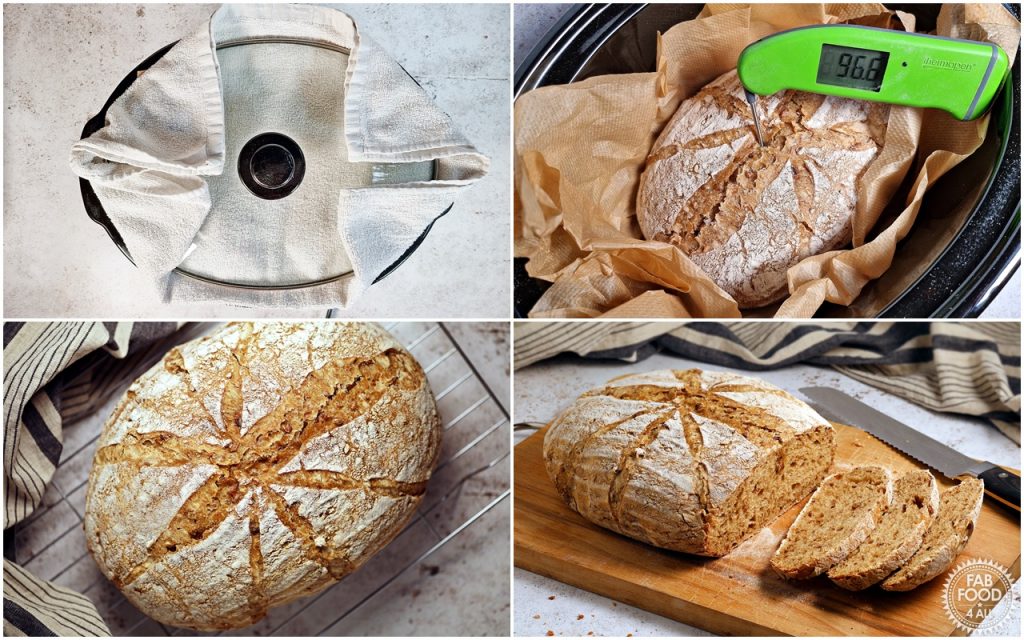 How to make Slow Cooker Sourdough Bread | Fab Food 4 All