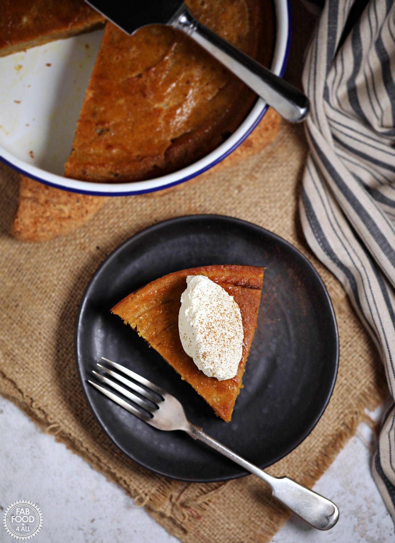 Easy Pumpkin Pie Pudding - crustless! | Fab Food 4 All
