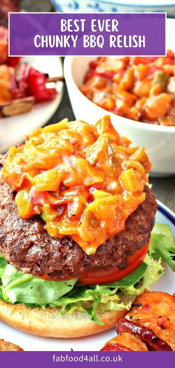 Best Ever Chunky BBQ Relish | Fab Food 4 All