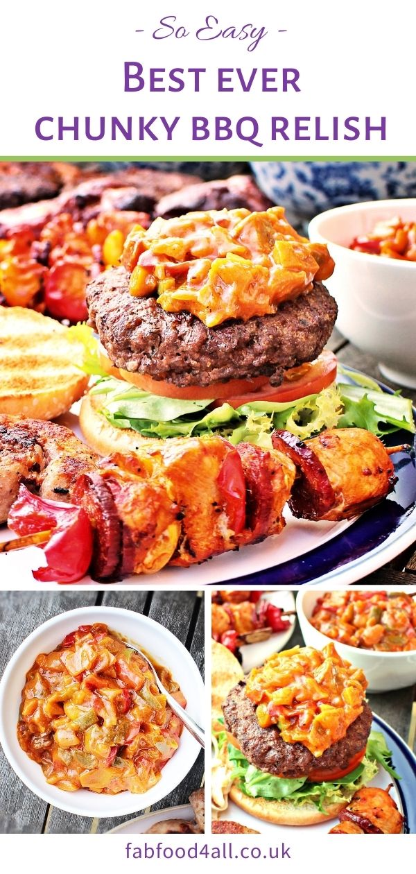 Best Ever Chunky BBQ Relish | Fab Food 4 All