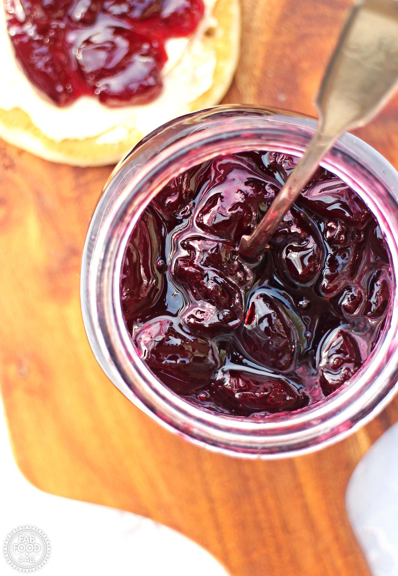 Cherry Jam - simple and delicious! | Fab Food 4 All