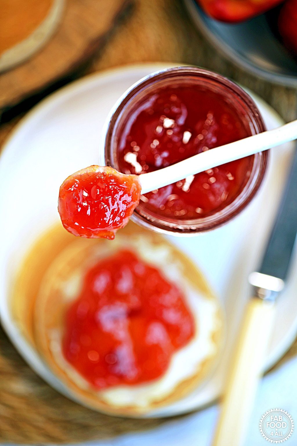 Easy Nectarine Jam Recipe (No Peeling or Pectin)