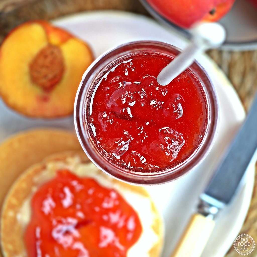 Easy Nectarine Jam Recipe (No Peeling or Pectin)