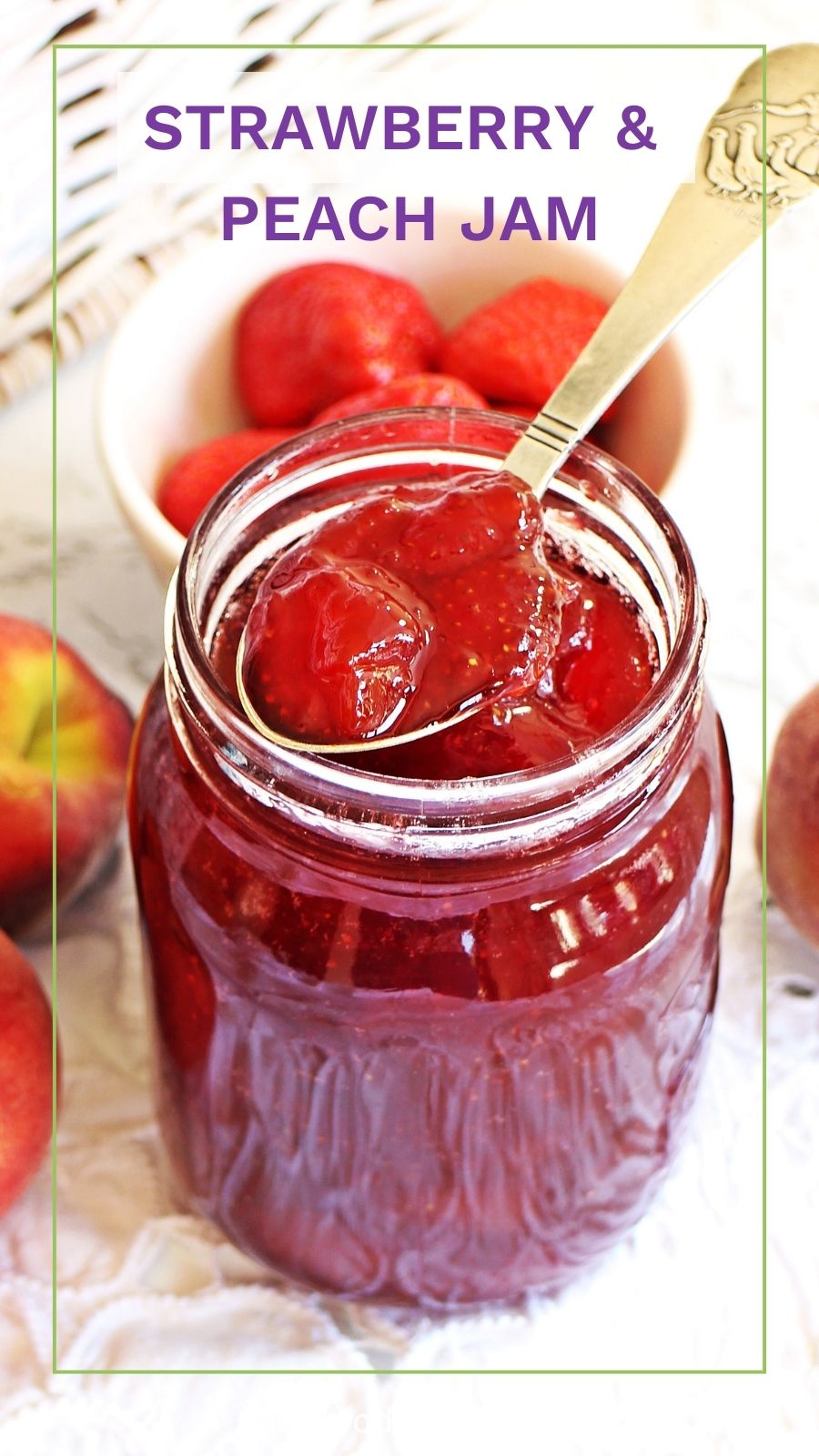 Strawberry & Peach Jam - the taste of summer! Fab Food 4 All