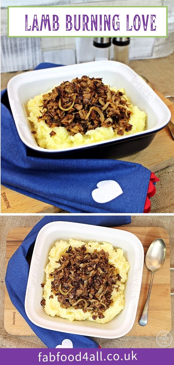 Lamb Burning Love - for leftover roast lamb! | Fab Food 4 All