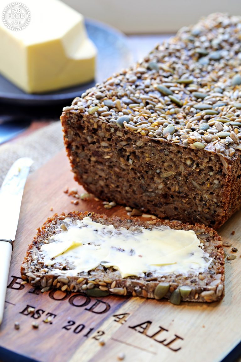 Easy Slow Cooker Danish Sourdough Rye Bread (Rugbrød)
