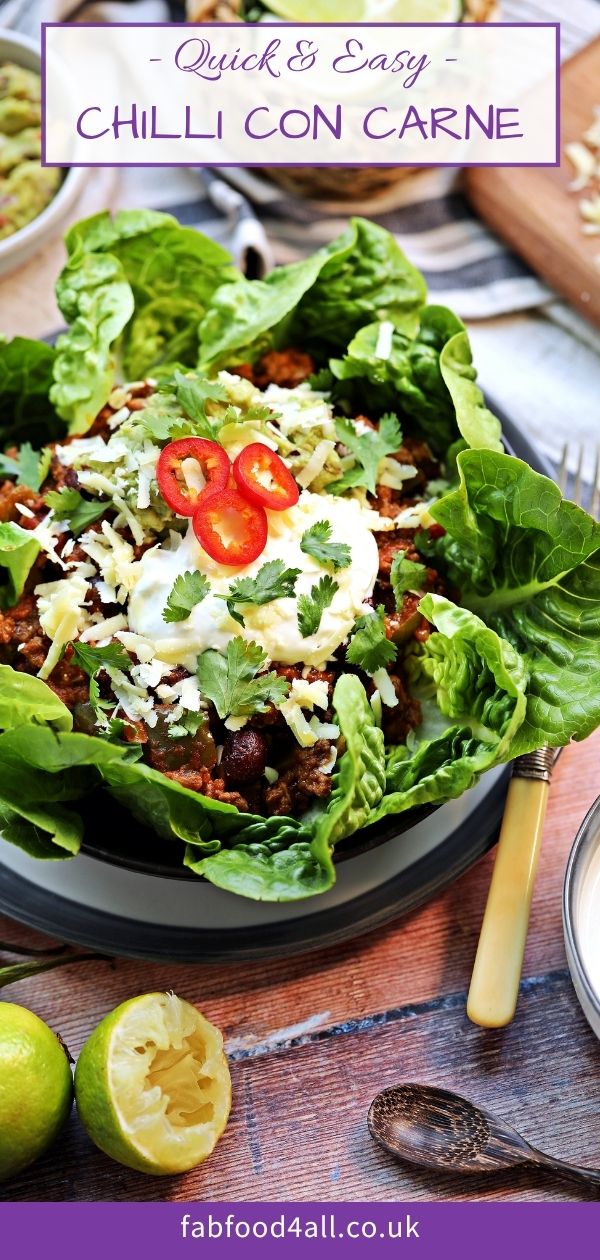 Quick and Easy Chilli Con Carne Recipe
