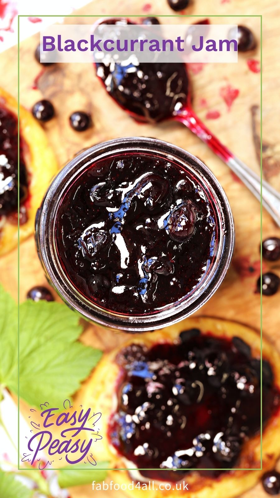 Easy Blackcurrant Jam Recipe (No Pectin)