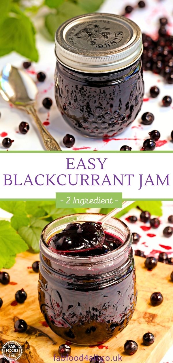 Easy Blackcurrant Jam Recipe (No Pectin)