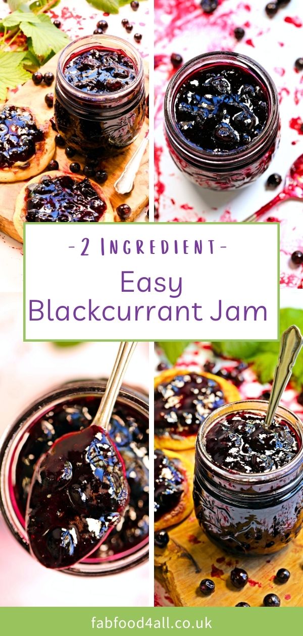 Easy Blackcurrant Jam Recipe (No Pectin)