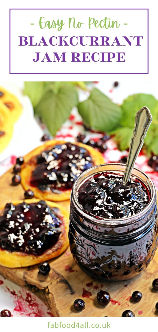 Easy Blackcurrant Jam Recipe (No Pectin)