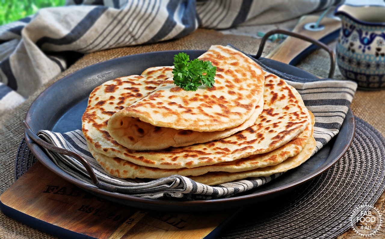 Easy Spelt Yogurt Flatbread Recipe (No Yeast)