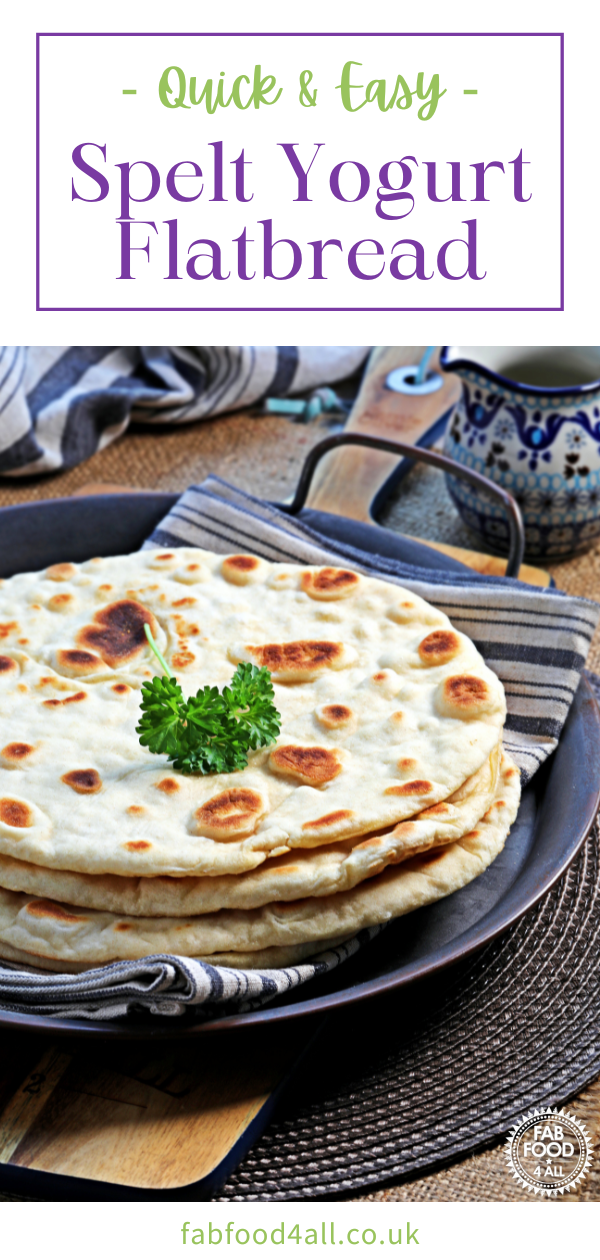 Easy Spelt Yogurt Flatbread Recipe (No Yeast)